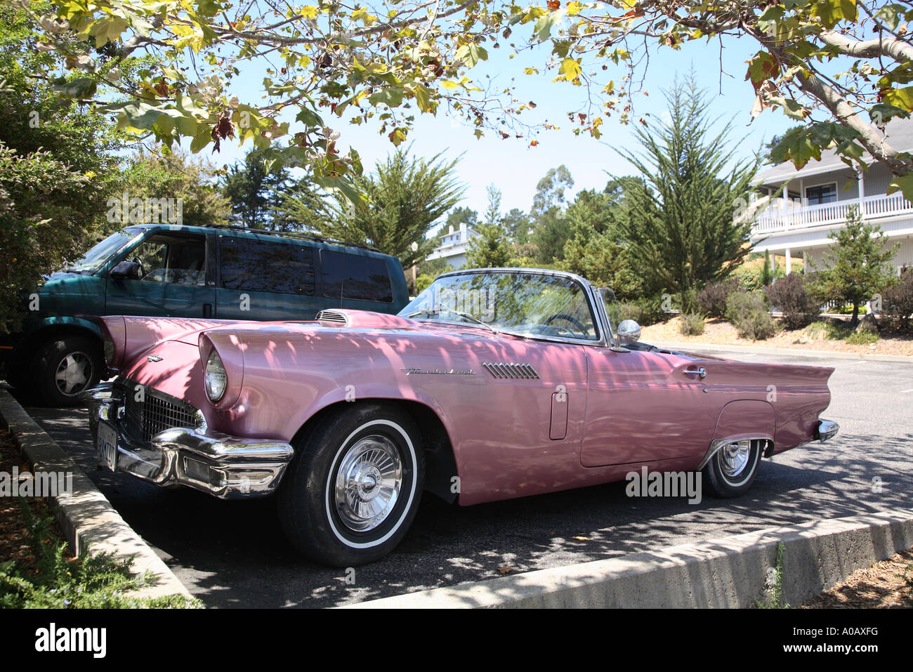 Pink ford thunderbird hi-res stock photography and images - Alamy