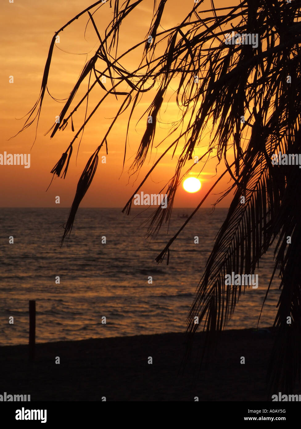 beach hut and sunset Stock Photo - Alamy