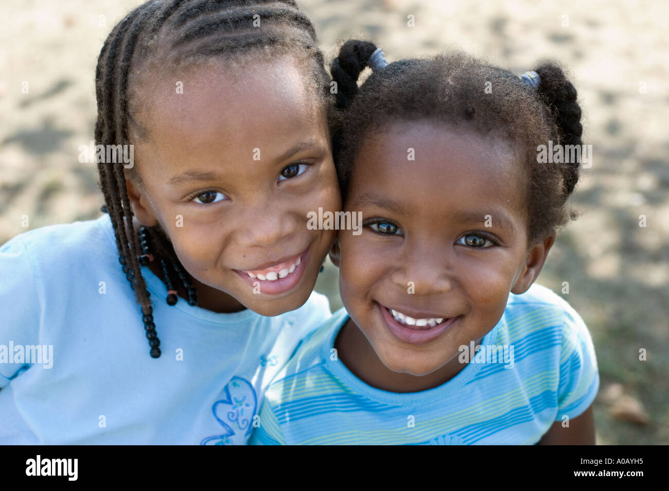 Portrait African American siblings Stock Photo - Alamy