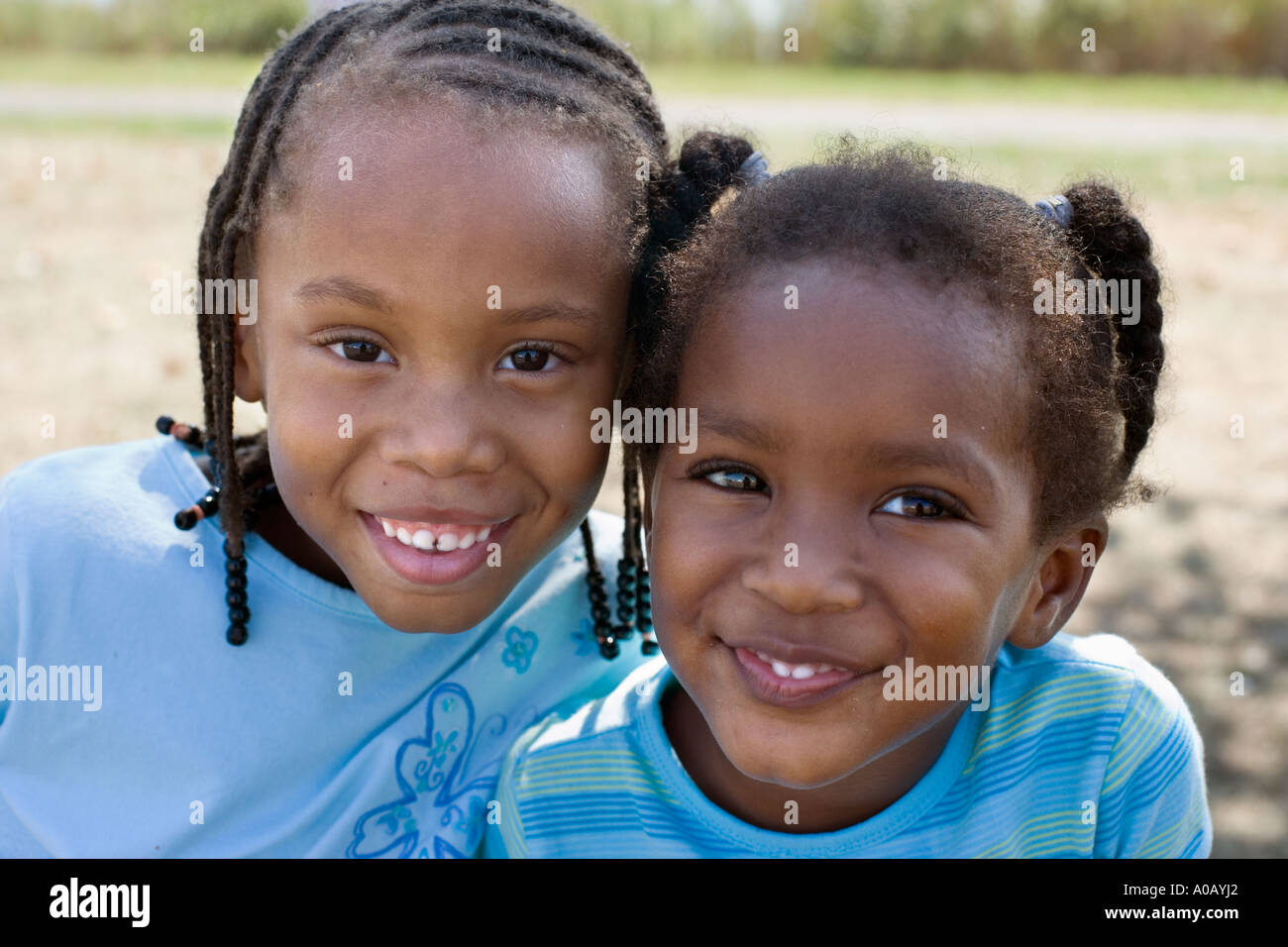 Portrait African American siblings Stock Photo - Alamy