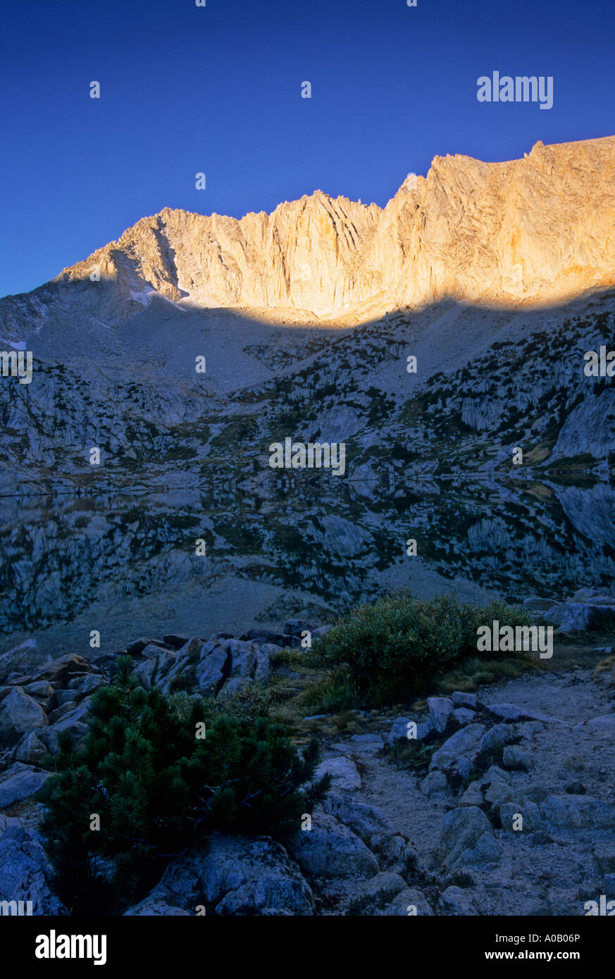 Ruby Lake in the John Muir Wilderness, Inyo National Forest, Sierra ...