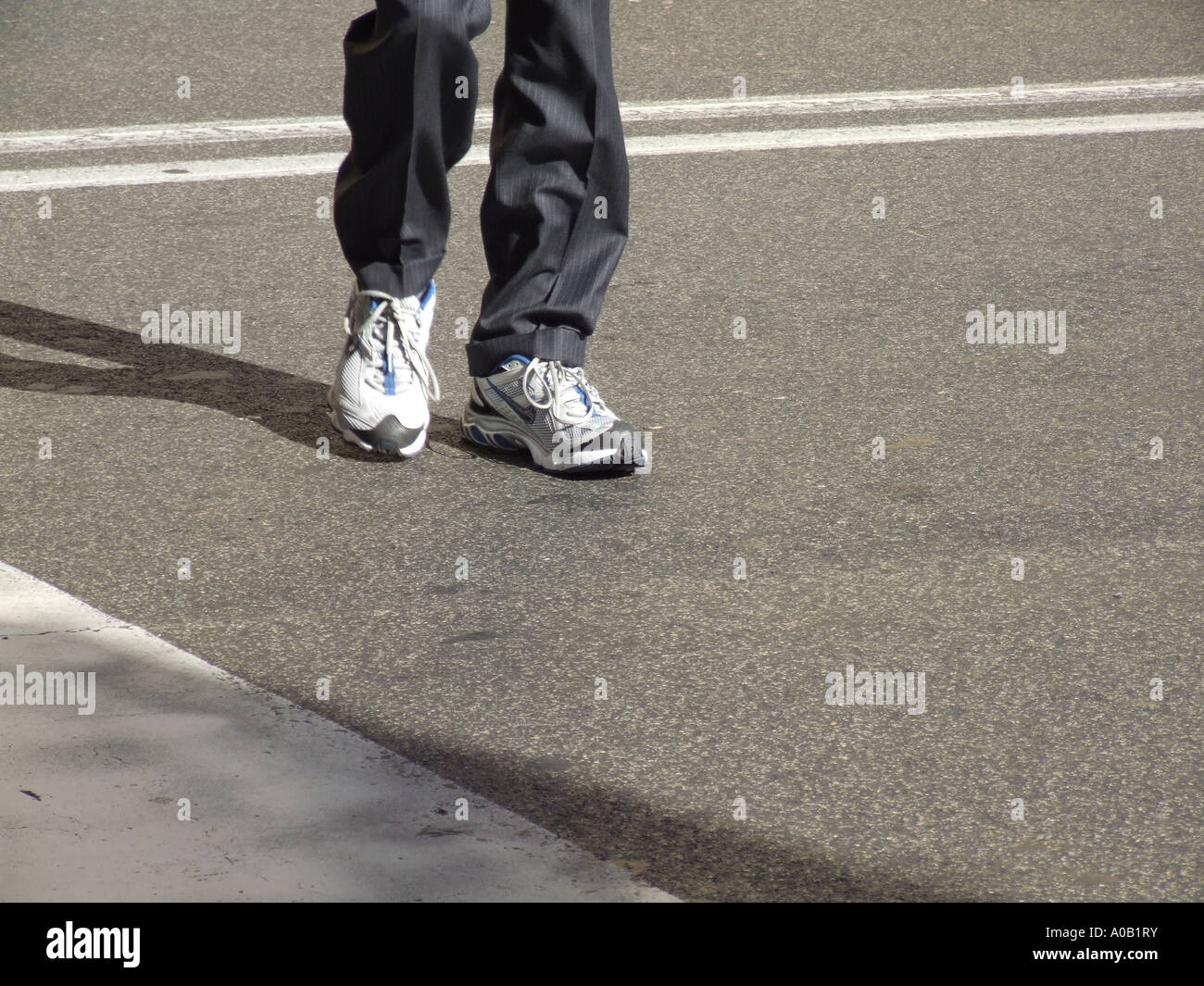 Woman commuter trainers hi-res stock photography and images - Alamy