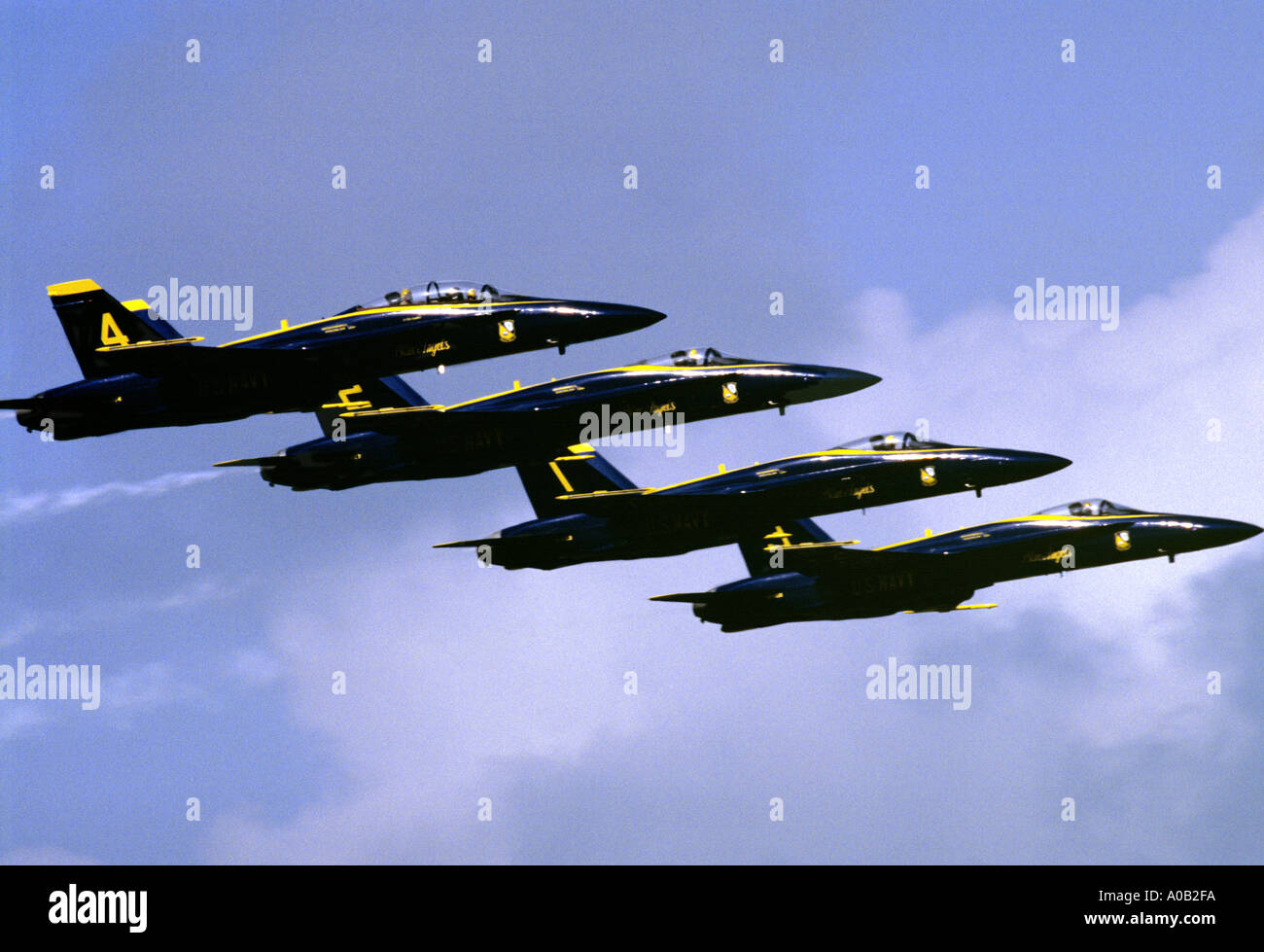 The Blue Angels US NAVY Acrobatic Team Stock Photo - Alamy