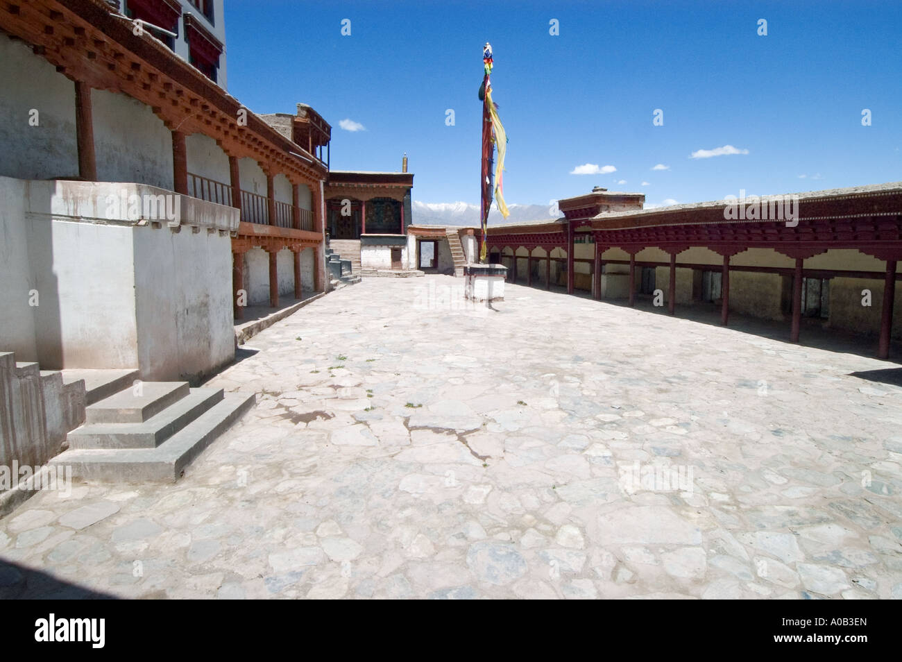 Matho monastery Indus valley Ladakh Jammu and Kashmir India Stock Photo ...