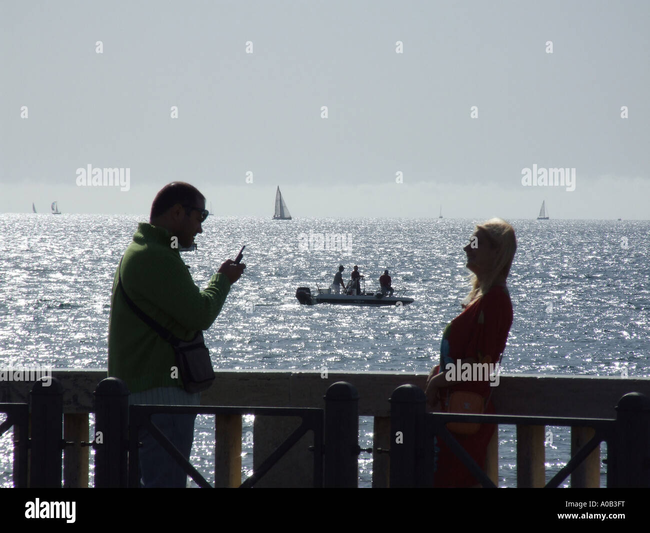 Morning view boat taking hi-res stock photography and images - Alamy