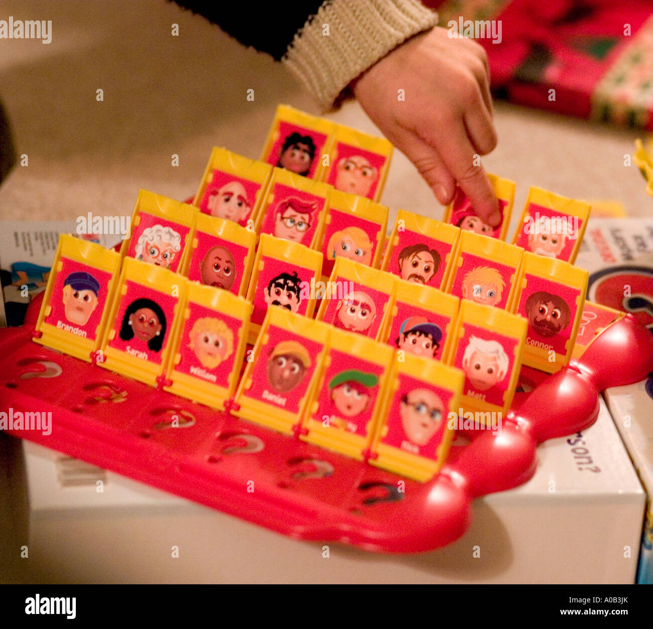 Flip N Find face game for children. Plymouth Minnesota MN USA Stock ...