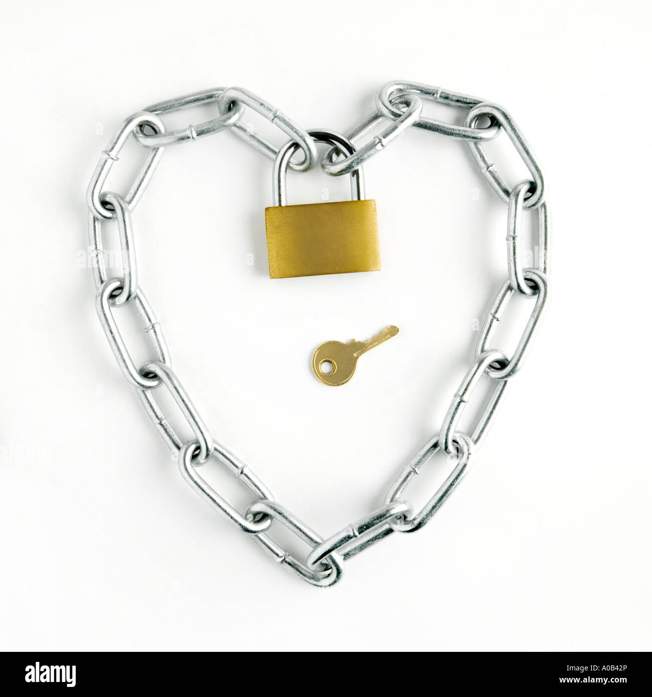 heart; chain; padlock; key; silver chain; metal chain; gold padlock ...