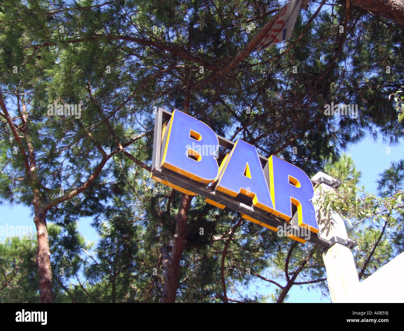 snack bar sign Stock Photo - Alamy