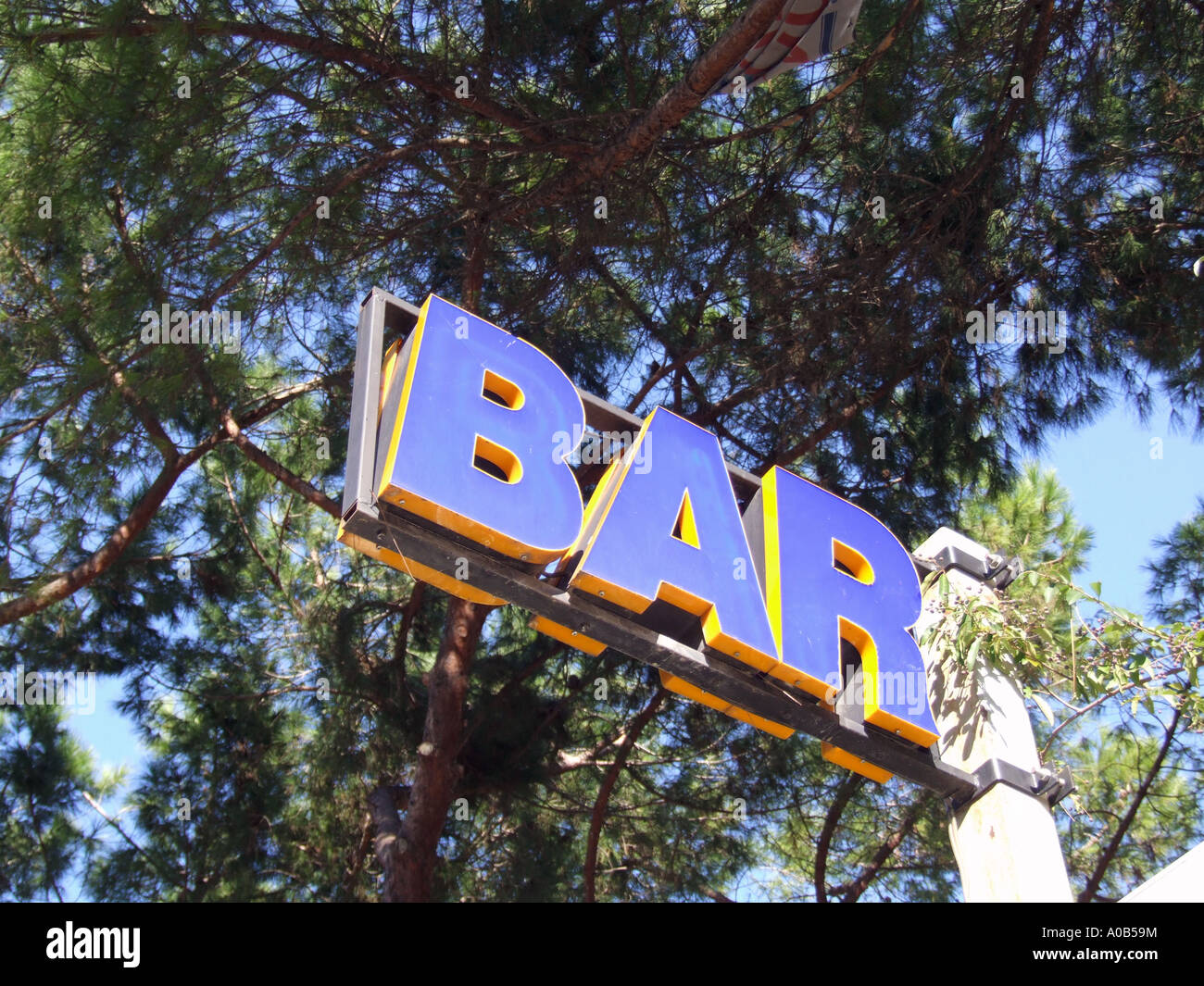 snack bar sign Stock Photo - Alamy