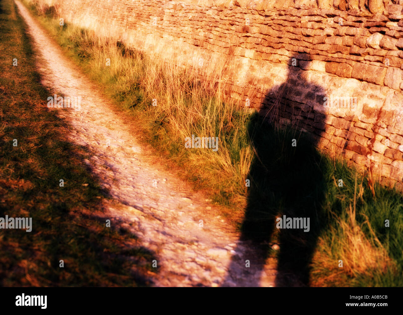 Single figure on path hi-res stock photography and images - Alamy