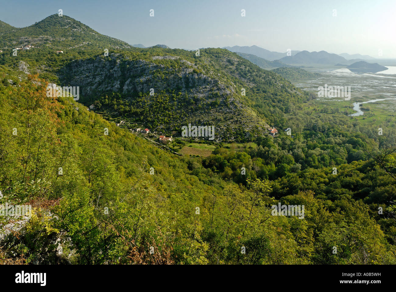 eastern shore of Skutari lake Montenegro Albania Stock Photo - Alamy