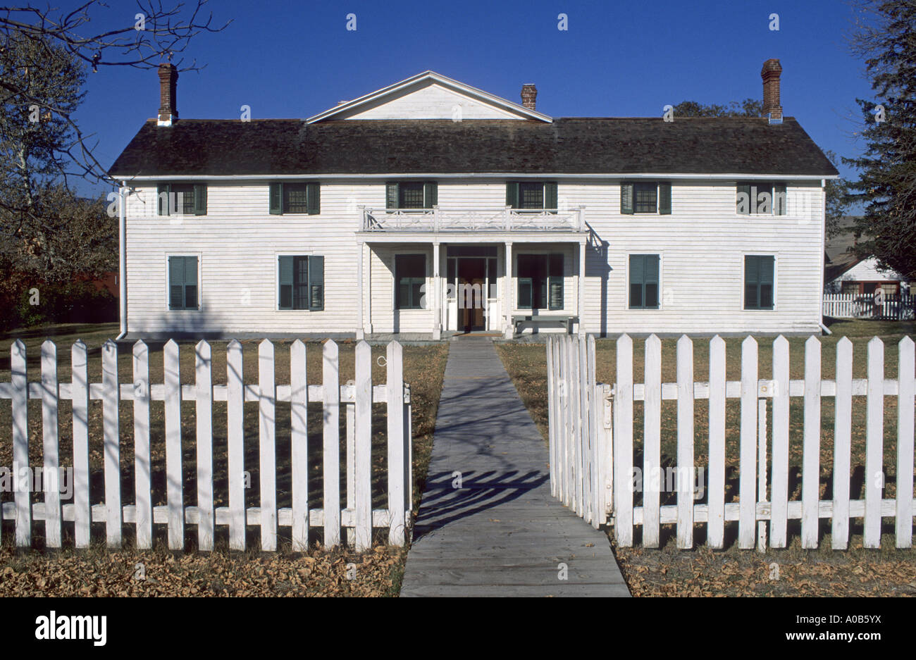 historic buildings at Grant Kohrs Ranch National Historic Site Montana ...