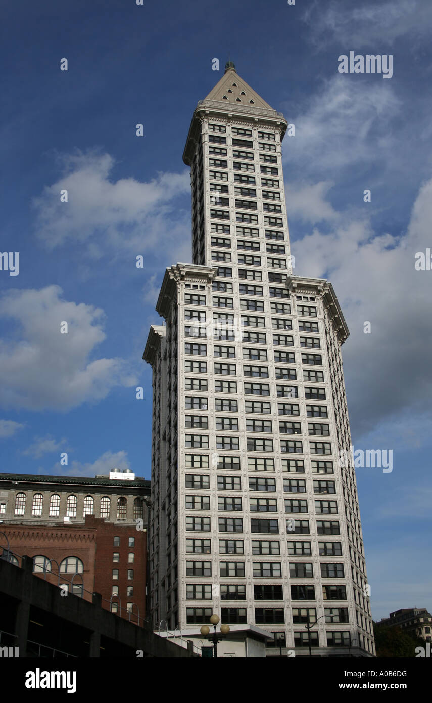 historic skyscraper Smith Tower Seattle Washington October 2006 Stock ...