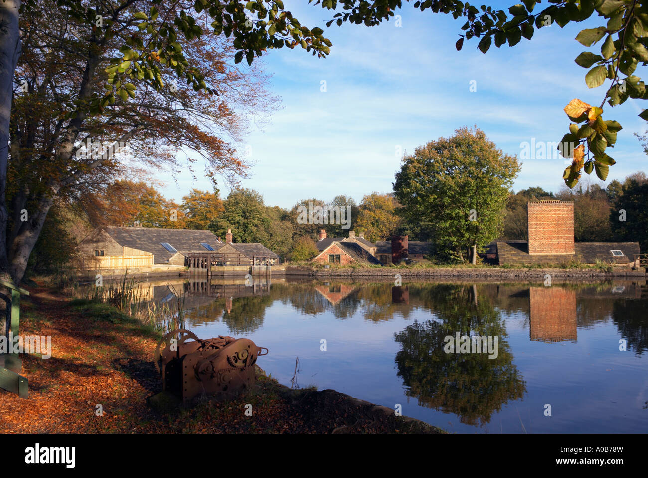 Abbeydale Industrial Hamlet ^dam in Sheffield "Great Britain Stock ...