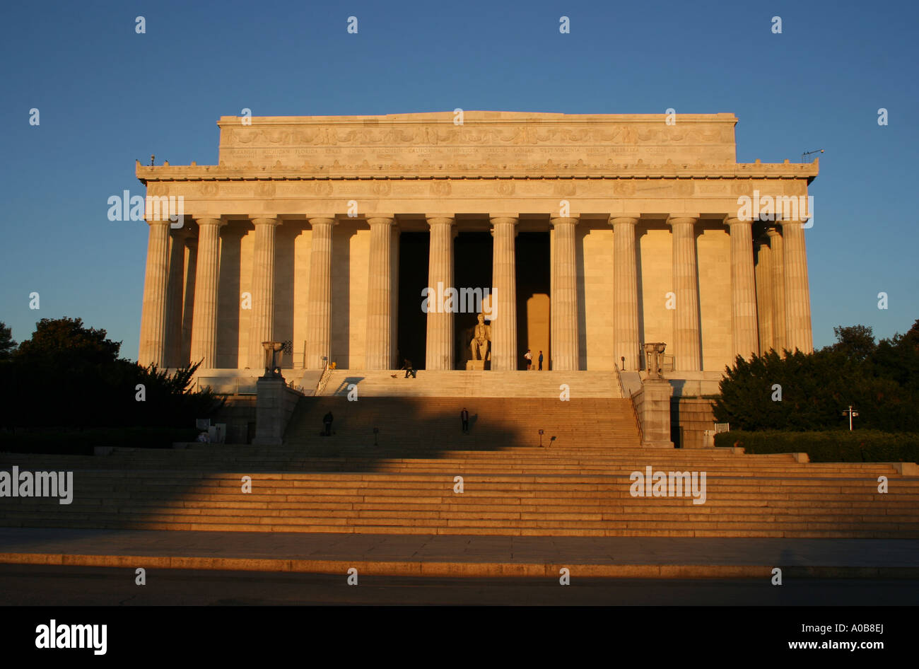 Lincoln memorial Washington DC at dawn October 2006 Stock Photo - Alamy