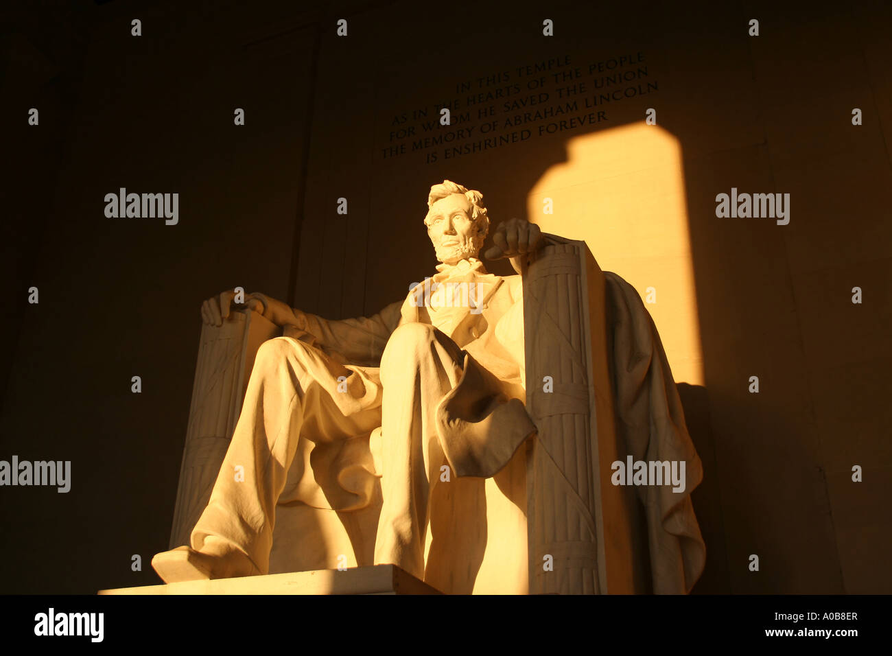 Lincoln memorial view sunrise hi-res stock photography and images - Alamy