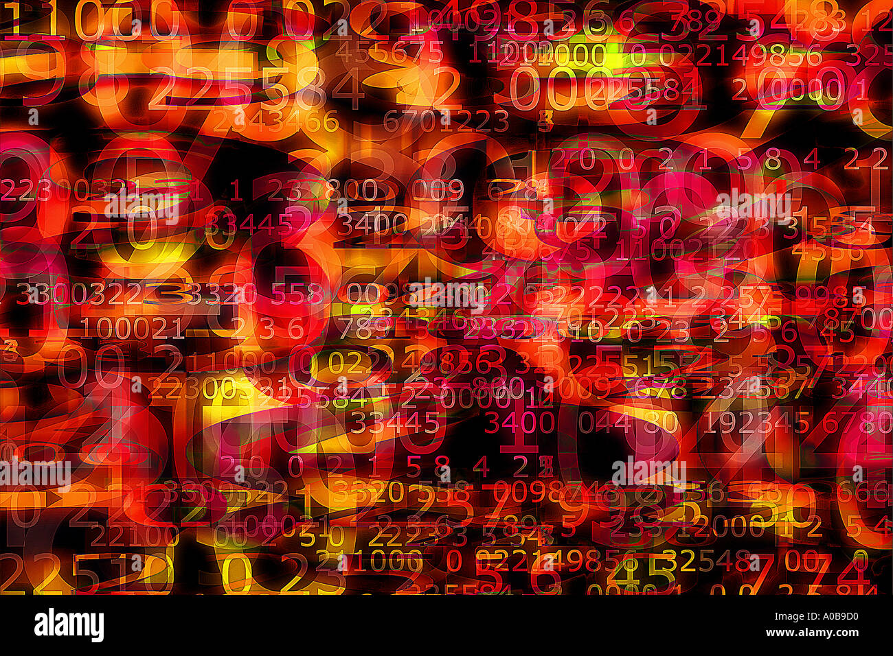 Numerals montage hi-res stock photography and images - Alamy