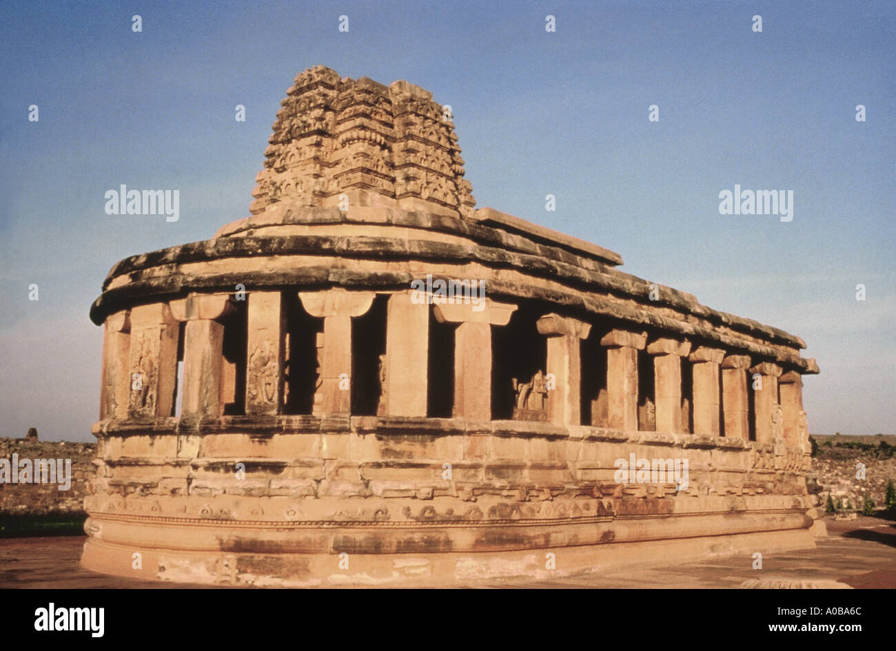 Durga Temple Apsidal rear of temple from the south west Dated 700 A D ...