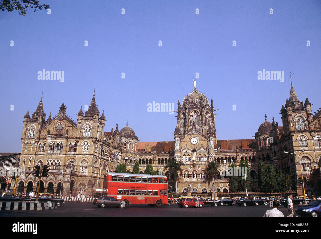 Victoria Terminal (Chatrapati Shivaji Terminal), Mumbai, India Stock ...