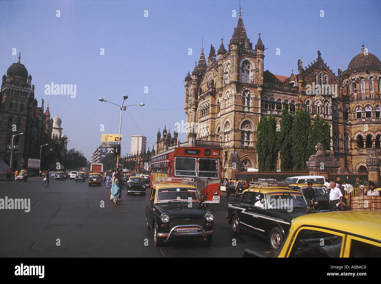 Victoria Terminal (Chatrapati Shivaji Terminal), Mumbai, India Stock ...