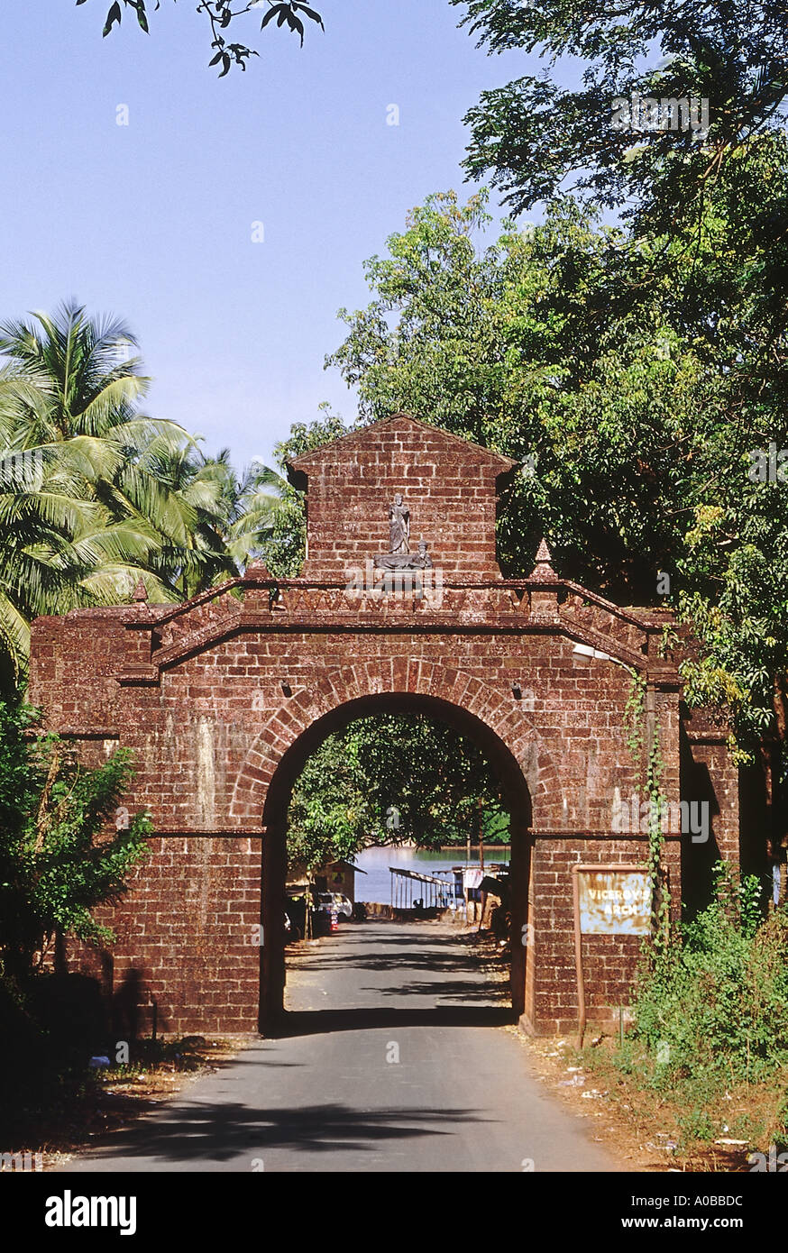 India goa gate old goa hi-res stock photography and images - Alamy
