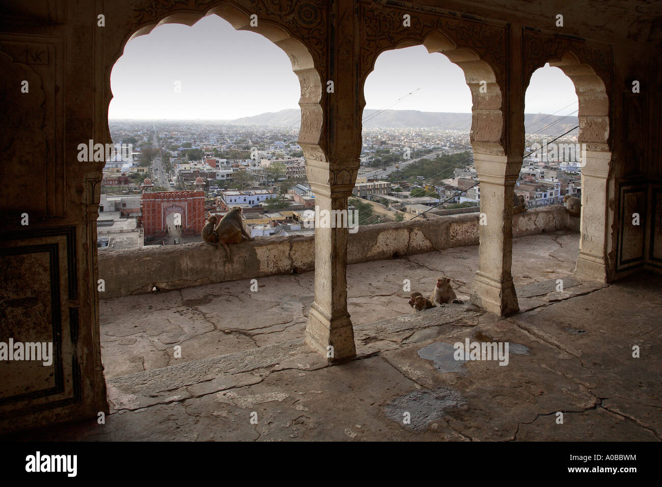 Aerial view jaipur rajasthan india hi-res stock photography and images ...