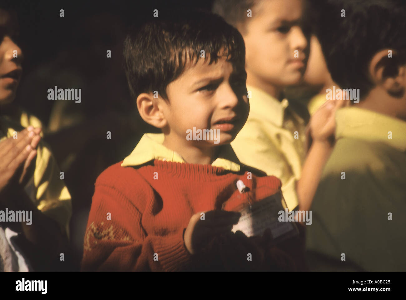 Indian child crying hi-res stock photography and images - Alamy