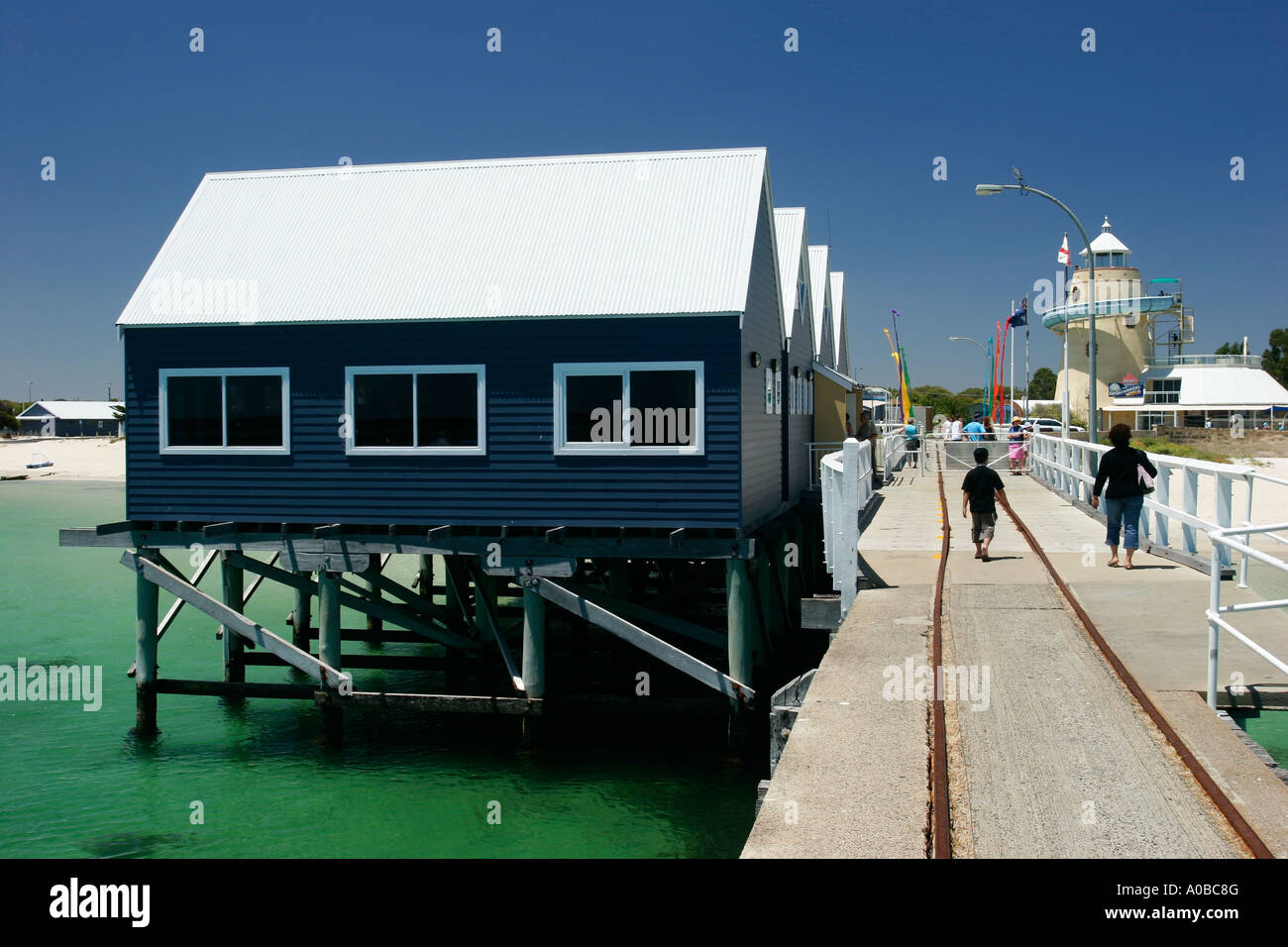 Bussleton pier bussleton western australia hi-res stock photography and ...