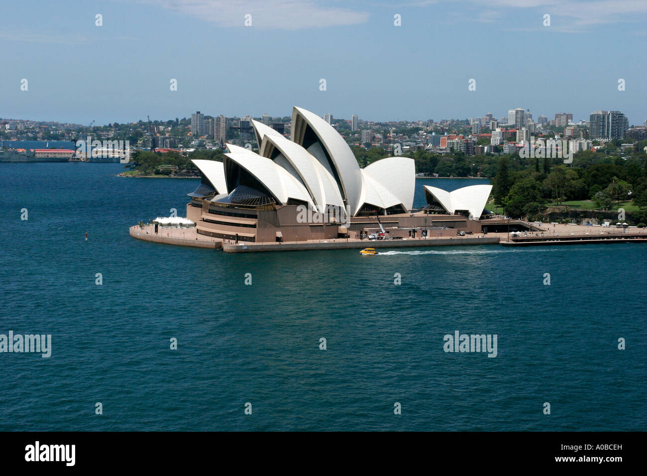 Sydney Opera House and the harbour, photographed from the Sydney ...