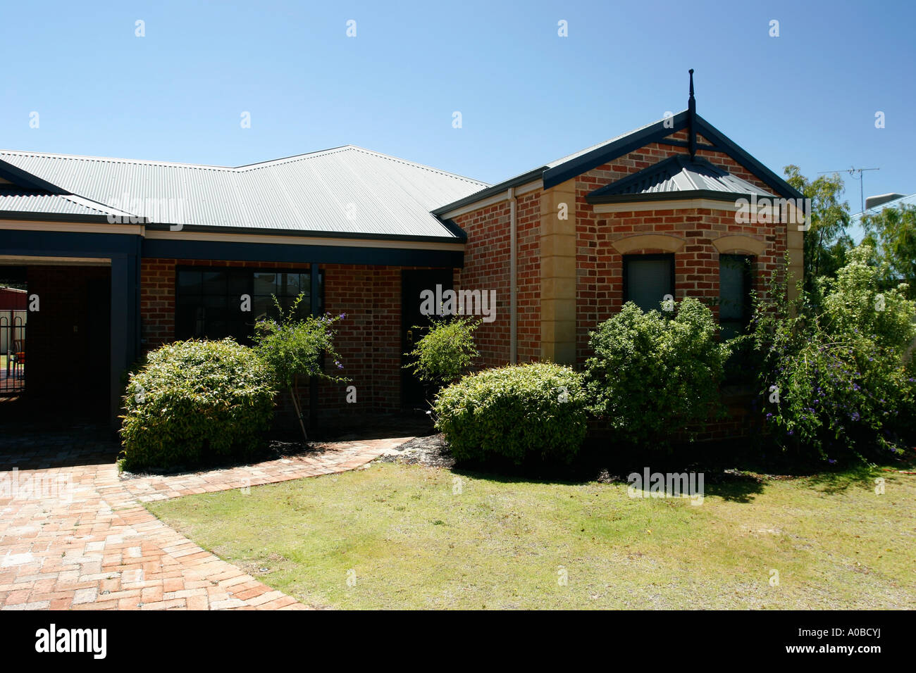 Australian suburban house, Bussleton , Perth,Western Australia Stock ...