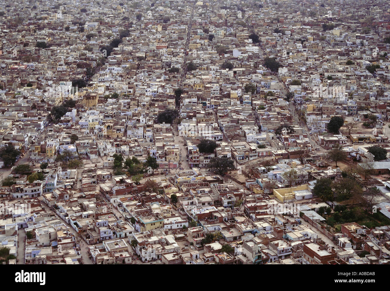 The Jaipur city - aerial view. Rajasthan, India Stock Photo - Alamy
