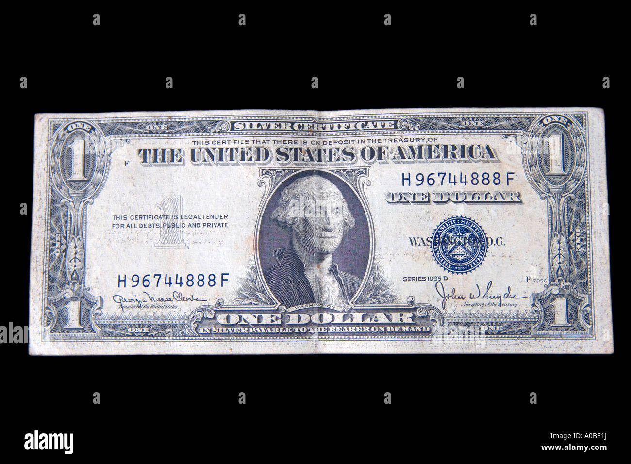 One dollar bill Stock Photo - Alamy