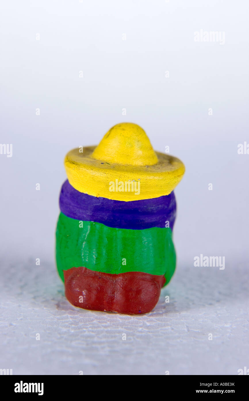 Resting Cholo Figurine Stock Photo - Alamy