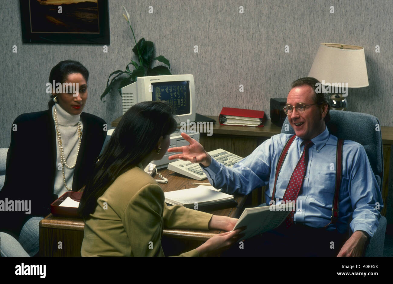 Executives in business meeting Stock Photo - Alamy