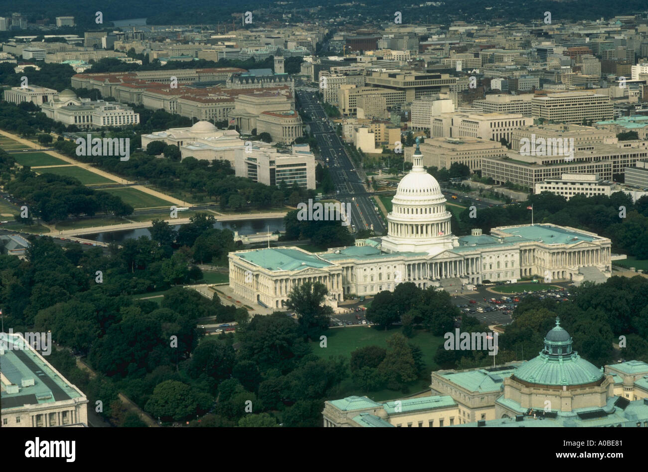 Washington dc white house aerial hi-res stock photography and images ...