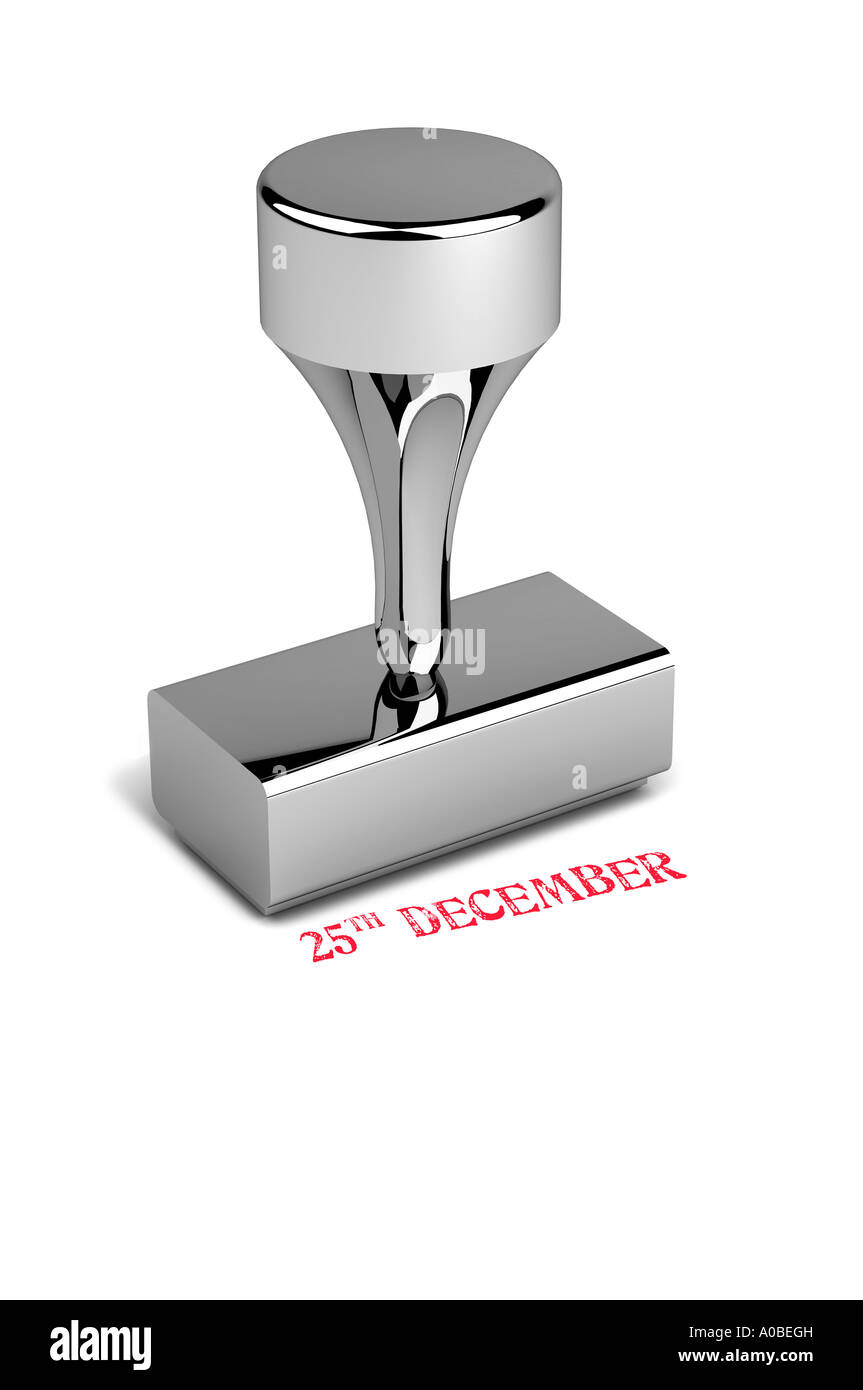 December stamp hi-res stock photography and images - Alamy