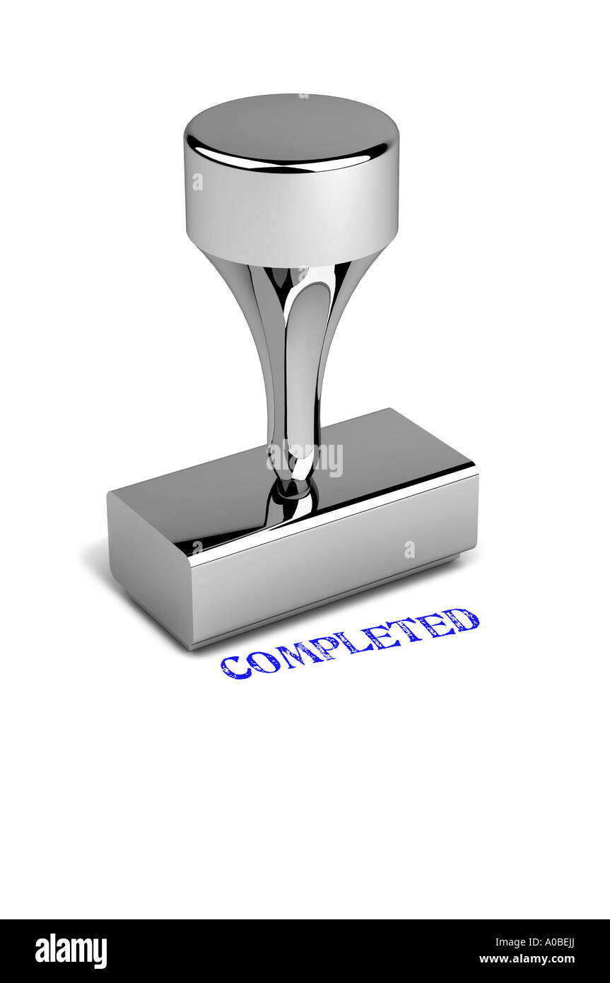 Completed rubber stamp hi-res stock photography and images - Alamy