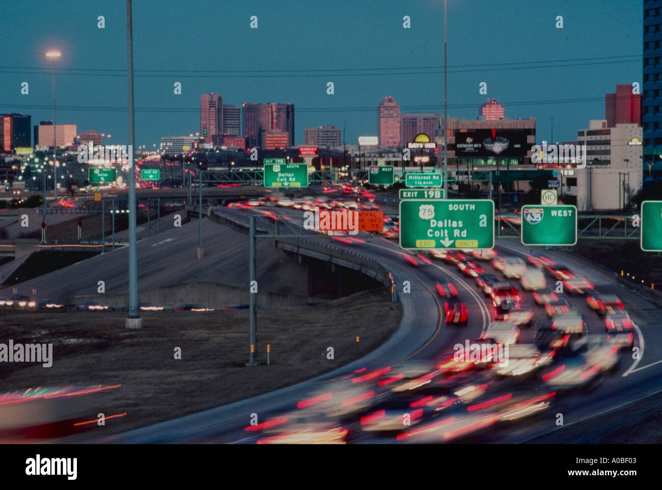 Dallas expressway hi-res stock photography and images - Alamy