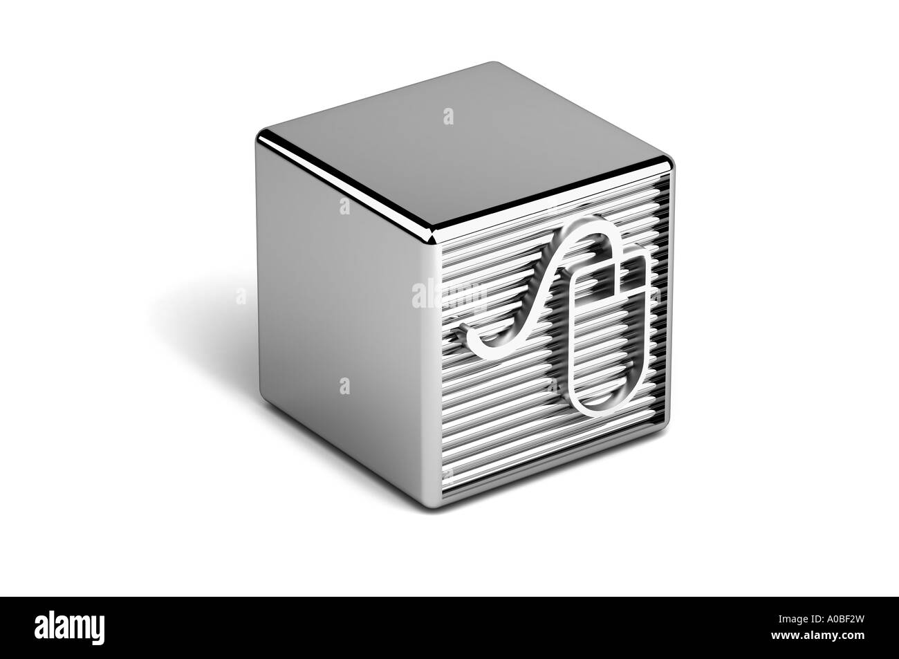 Computer Mouse icon on toy block Stock Photo - Alamy