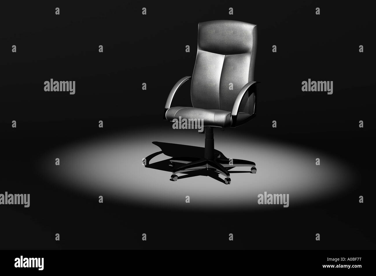 Office Chair In Spotlight High Resolution Stock Photography and Images ...