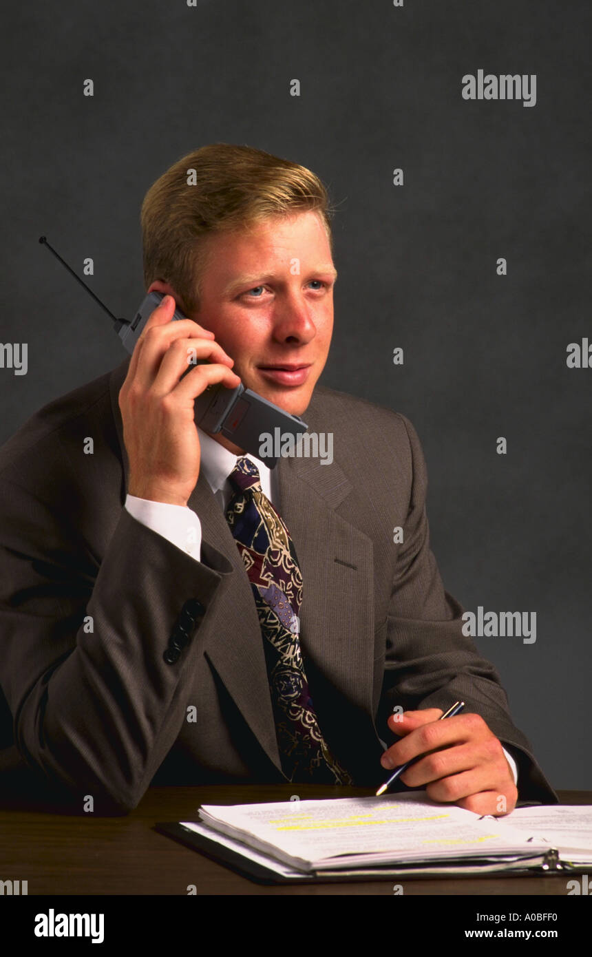 Man on phone Stock Photo - Alamy