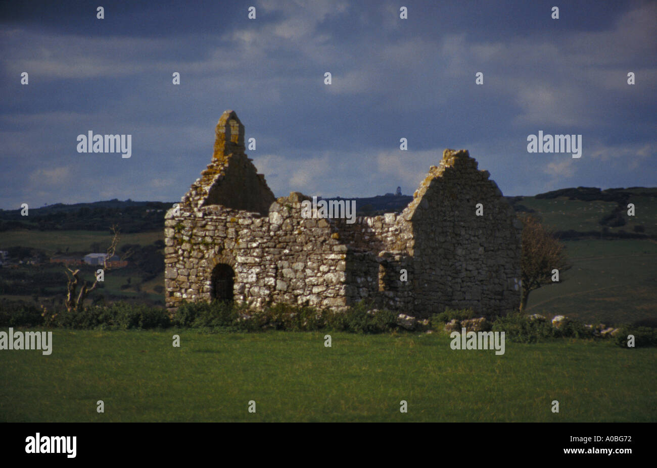 Old lligwy chapel hi-res stock photography and images - Alamy