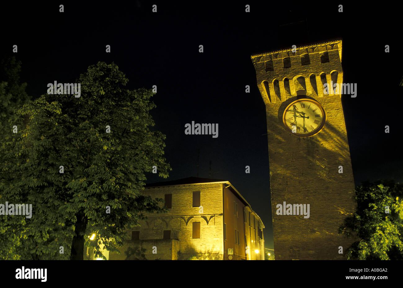 Modenesi tower Finale Emilia Emilia Romagna Italy Stock Photo - Alamy