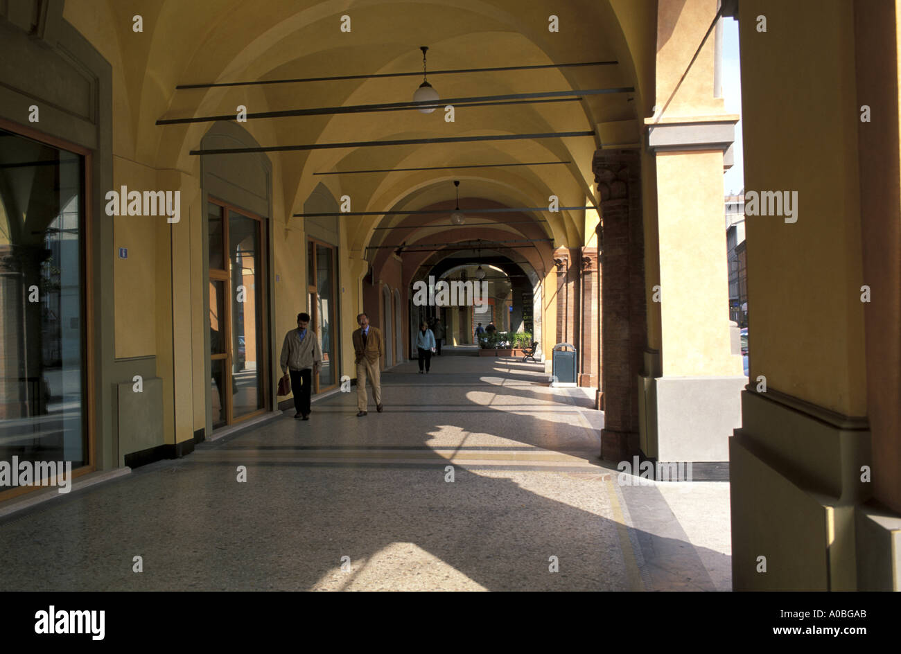Porch Carpi Emilia Romagna Italy Stock Photo - Alamy