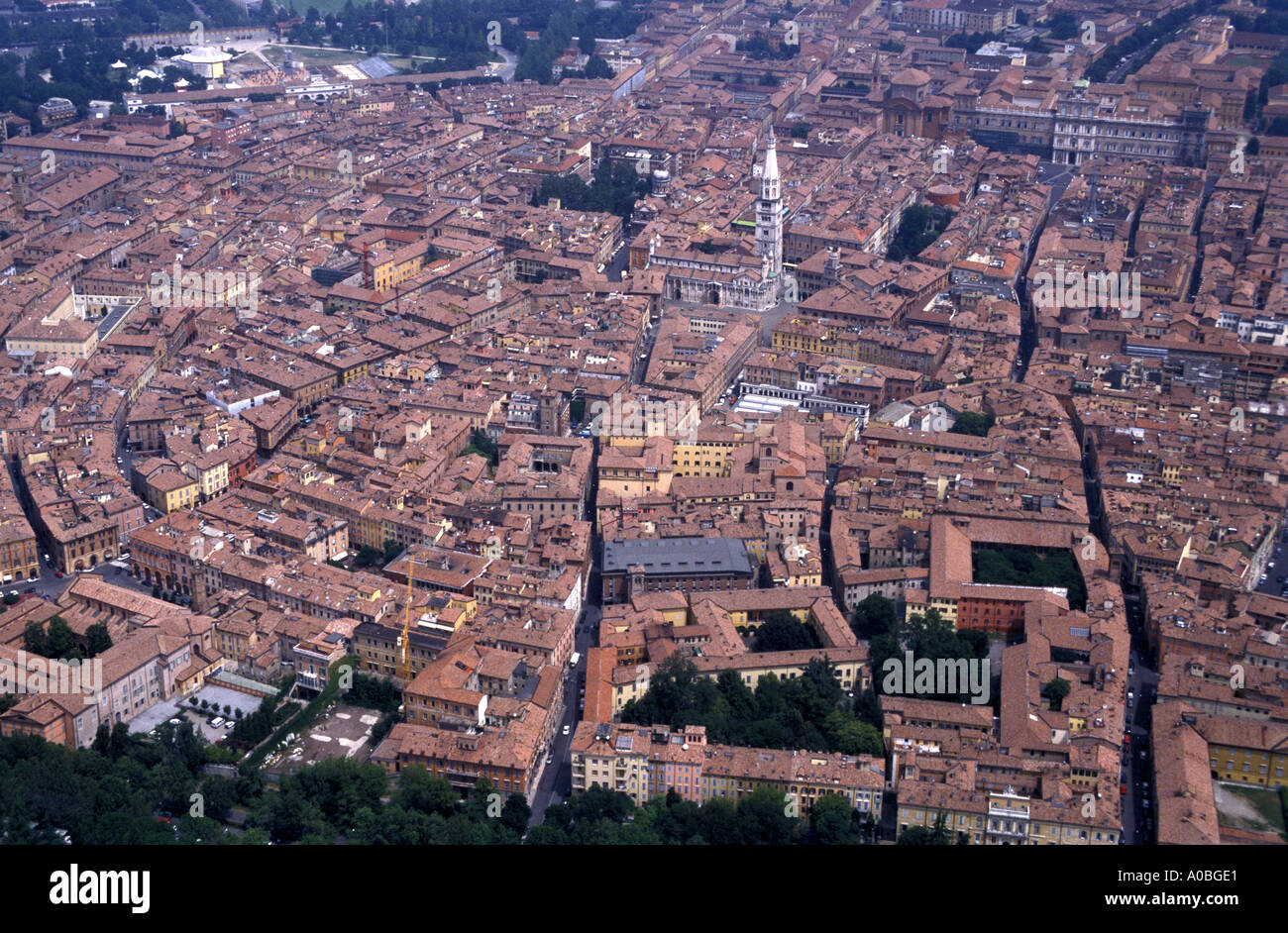 Modena aerial view hi-res stock photography and images - Alamy