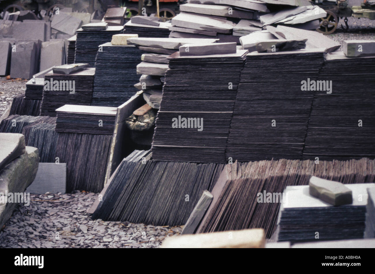Cut slates hi-res stock photography and images - Alamy