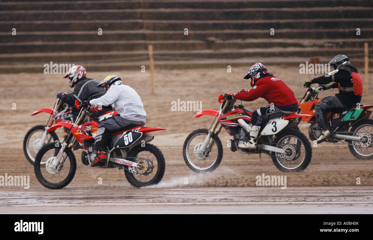 Motorcycle sand racing on beach hi-res stock photography and images - Alamy