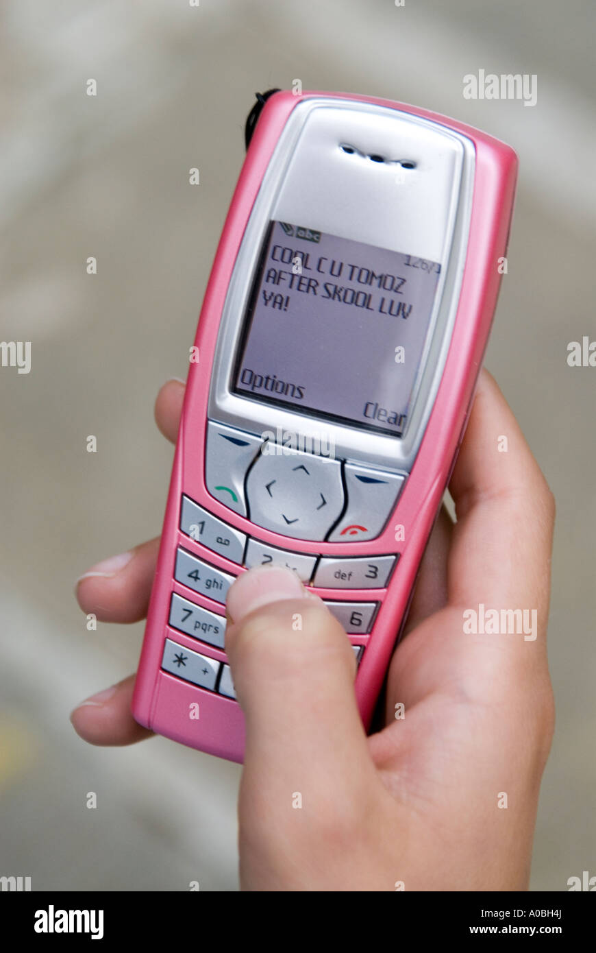 Nokia phone text hi-res stock photography and images - Alamy