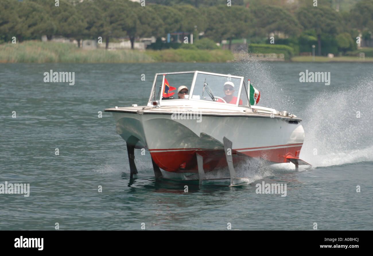 1973 Russian hydrofoil with volvo stern drive Stock Photo - Alamy