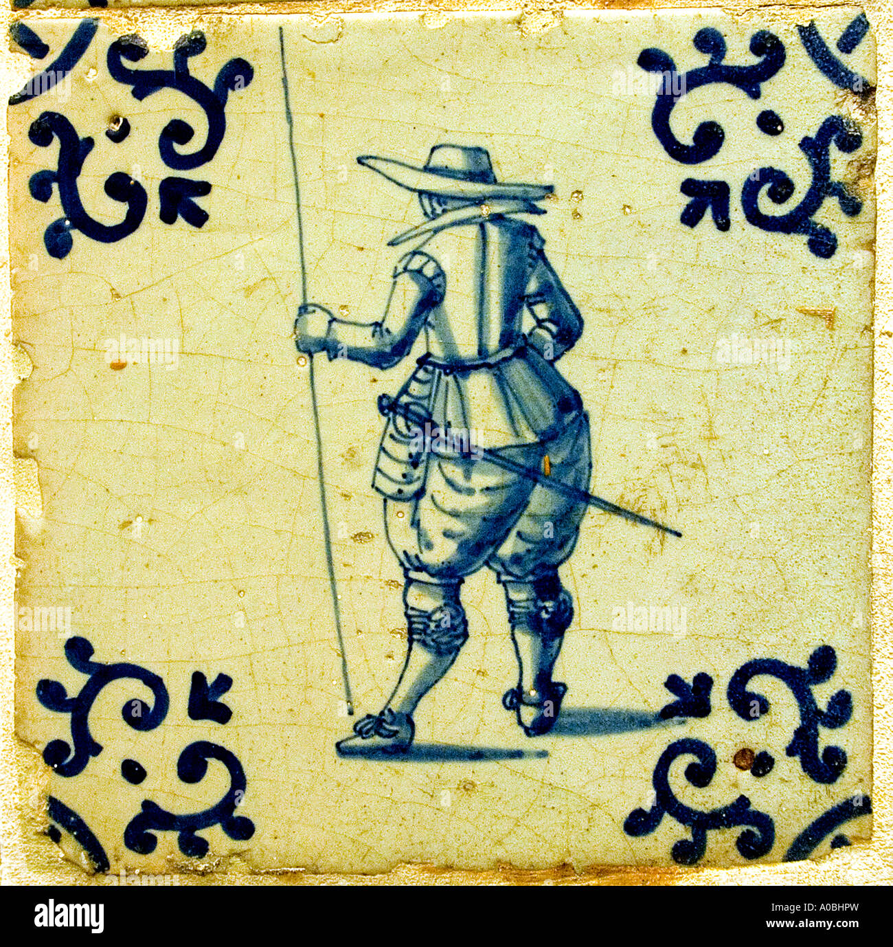 Blue delft tile soldier hi-res stock photography and images - Alamy